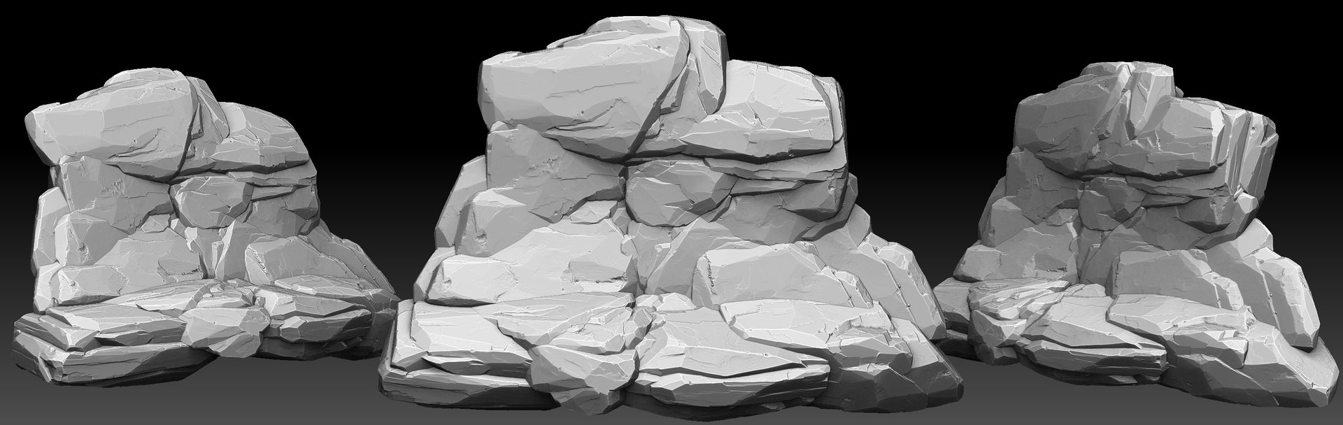 ArtStation - Rock Wall Sculpt