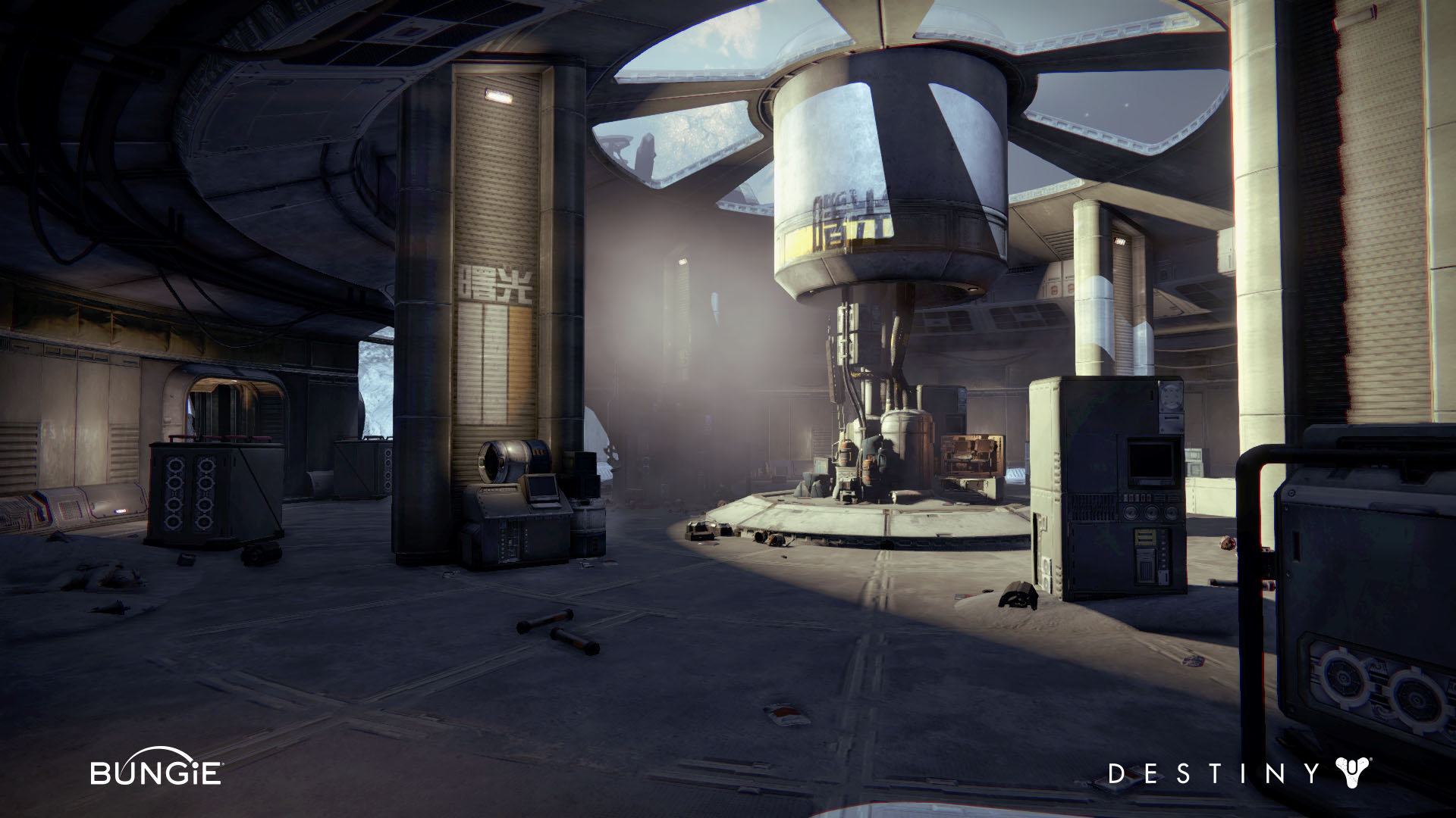 Sid Moye - Bungie Studio - Destiny - Moon - Mushroom Building