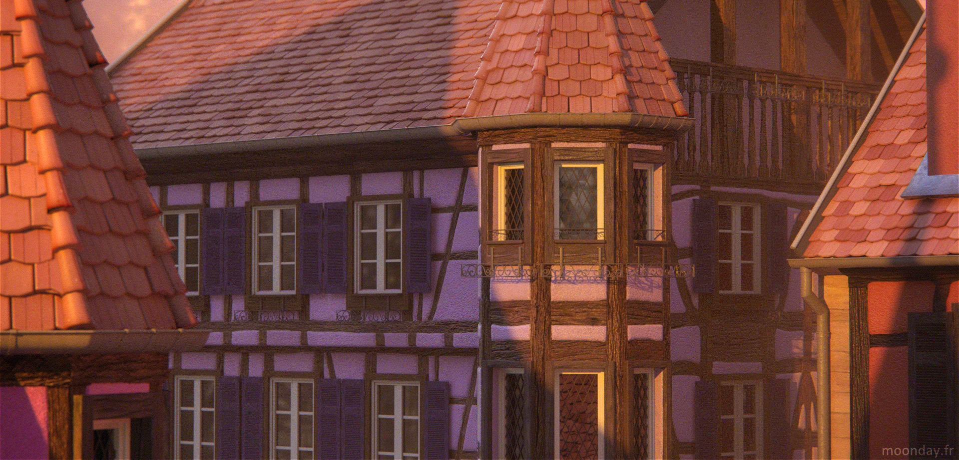 ArtStation - Alsace in the fall