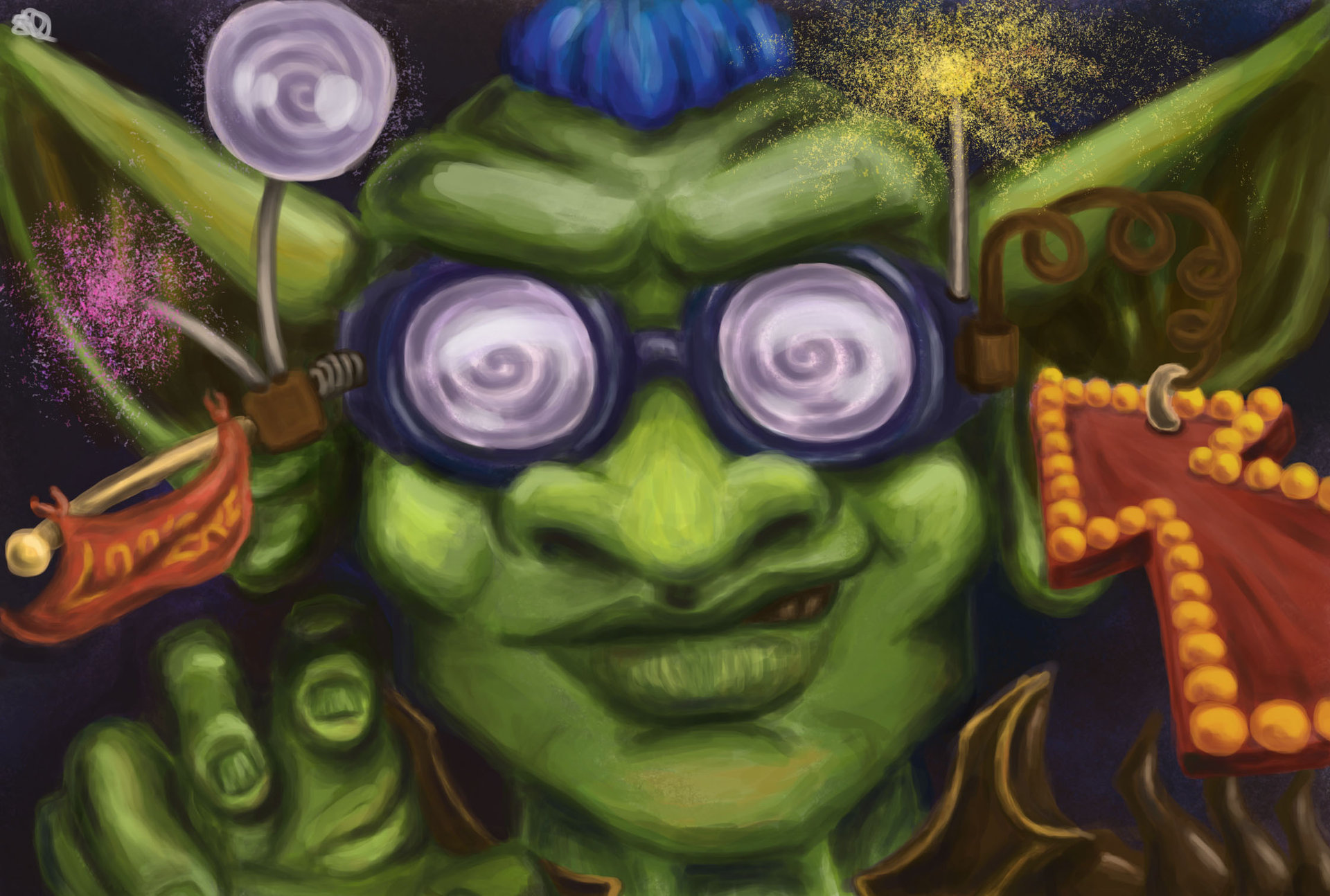 ArtStation - Distracto- Goggles, guaranteed to cause confusion!