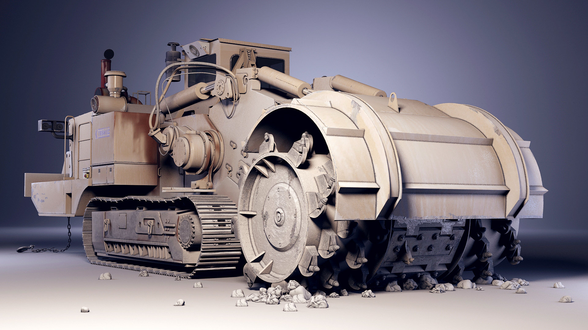 ArtStation - Patrick Lara | Tesmec Rock Hawg, Eudy's Media Arts and ...