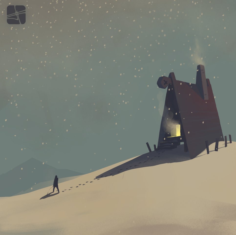 Winter by Aleksandr Pushai : r/ImaginaryLandscapes