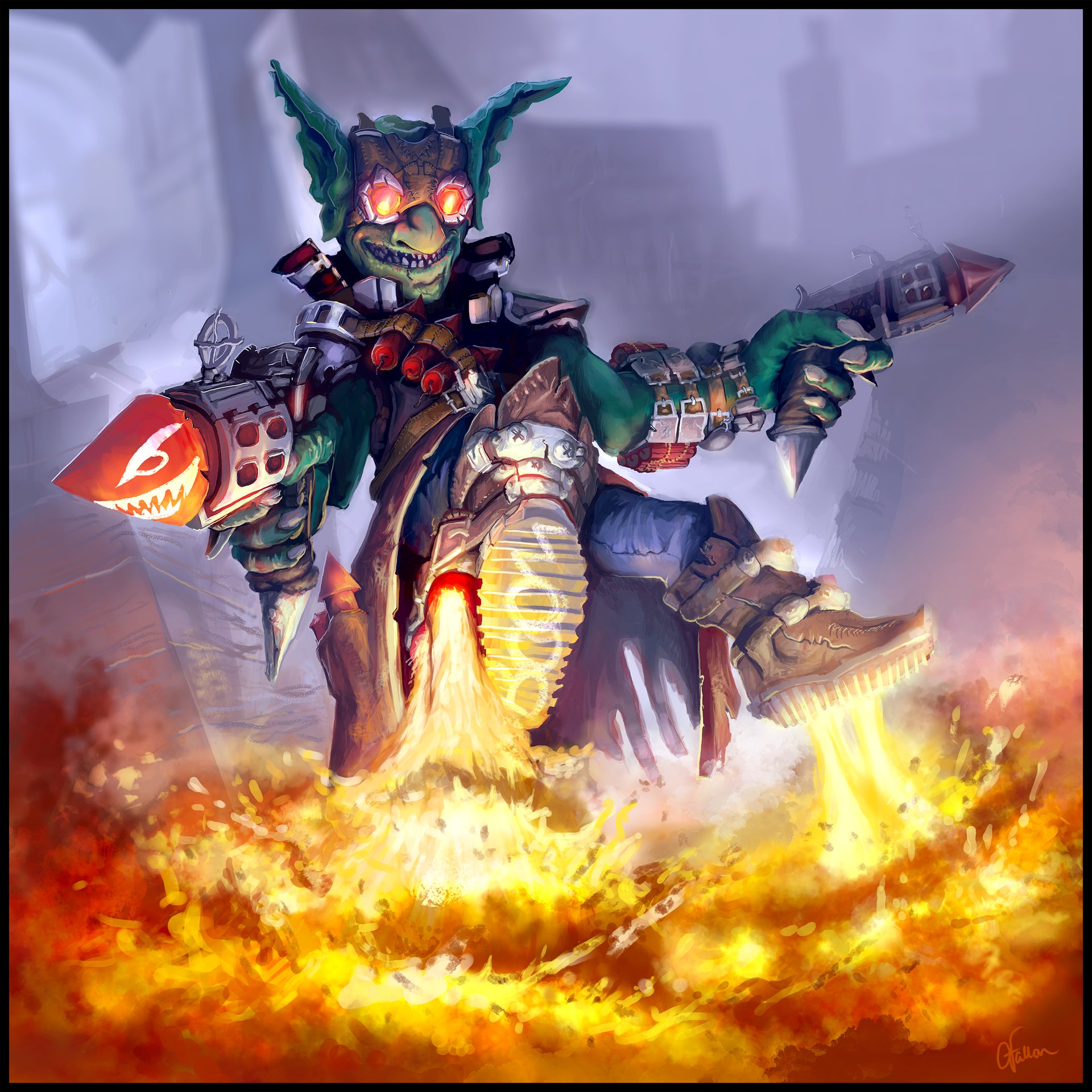 ArtStation - Goblin Rocketeer