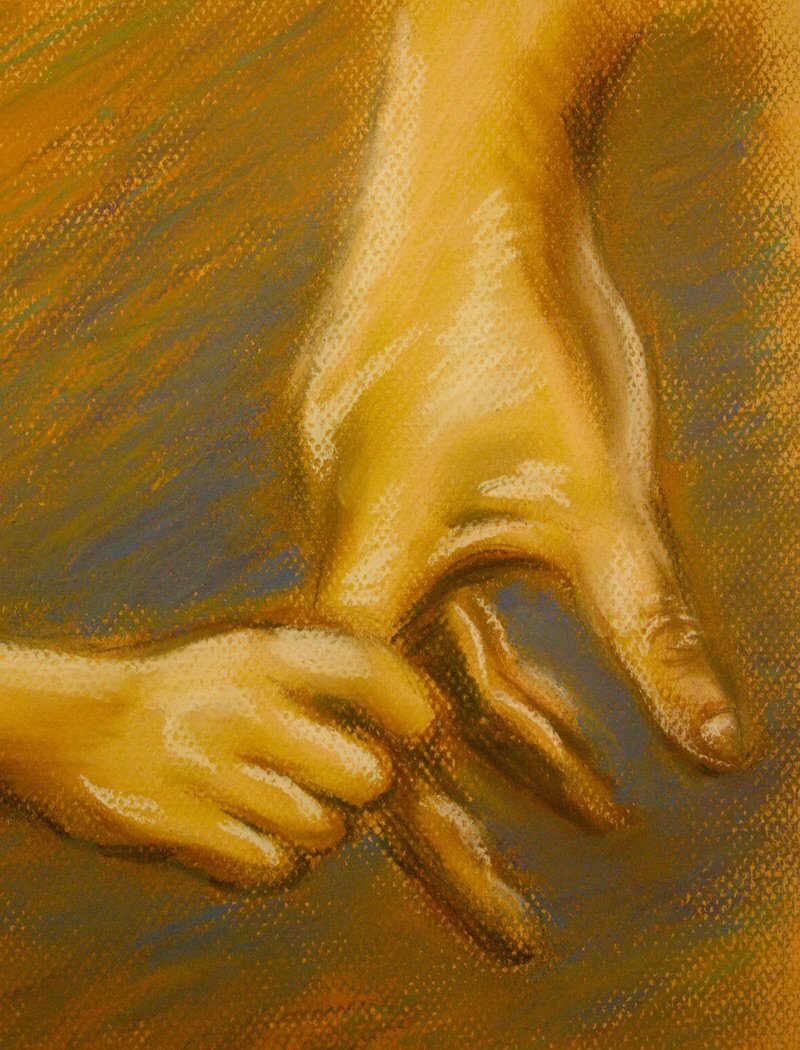 Anthony Hodge - Hands study