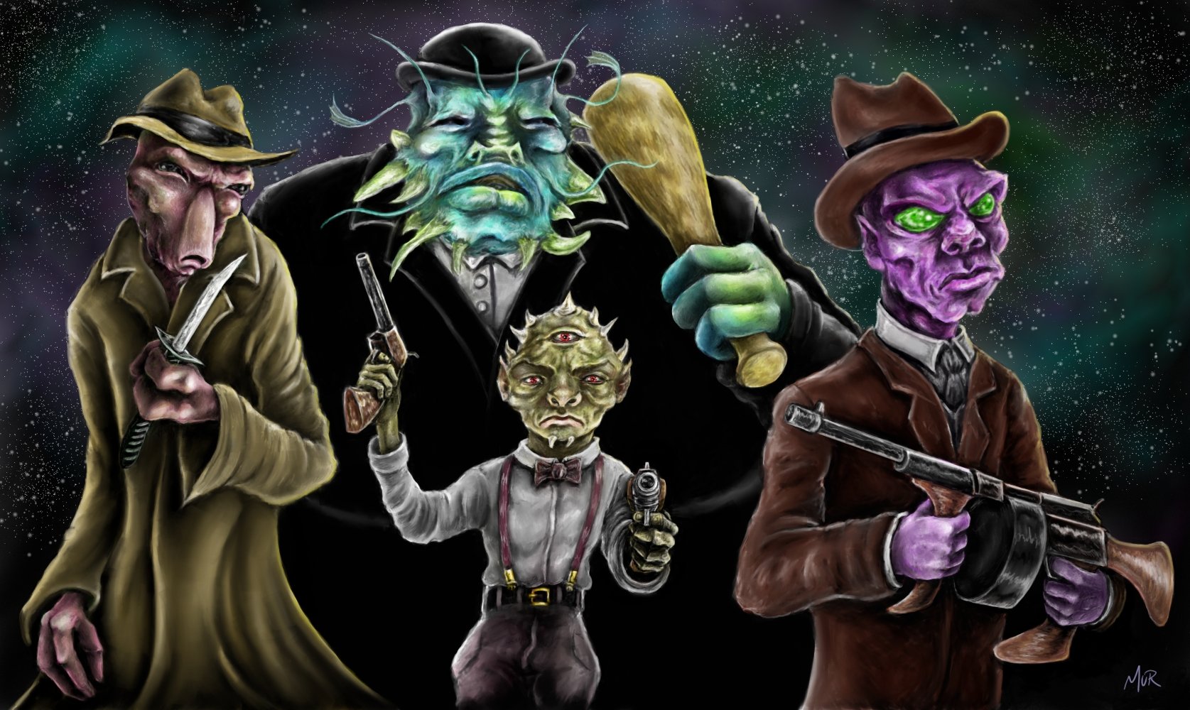 ArtStation - Space Mobsters