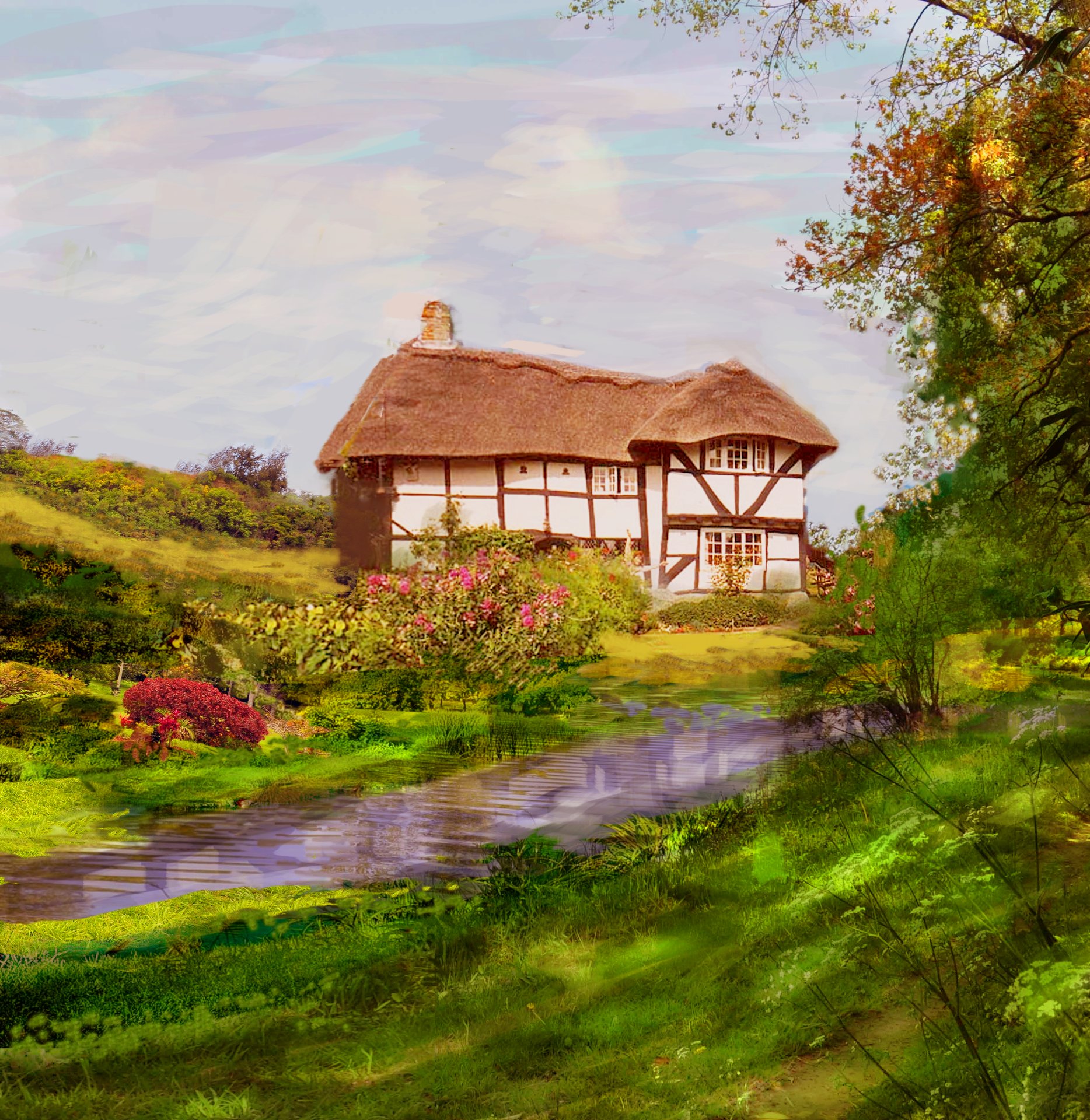 ArtStation - Cottage View