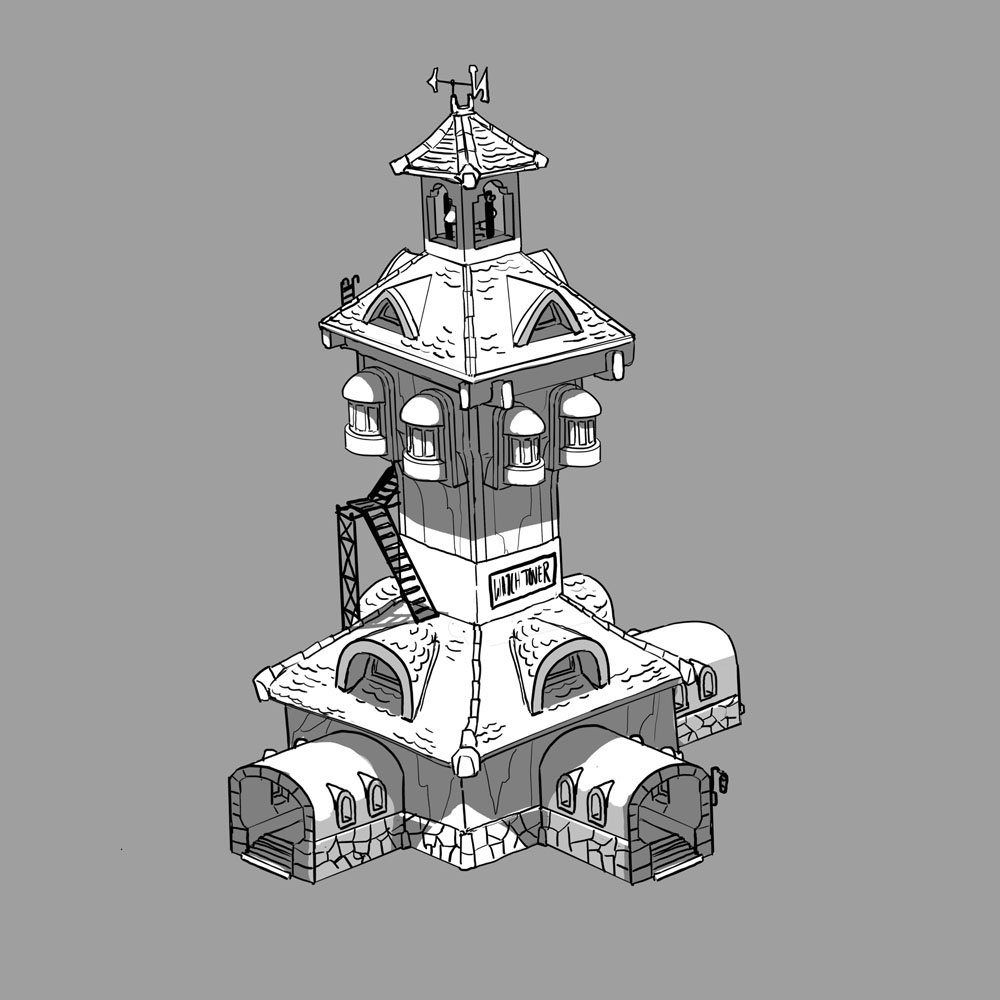 ArtStation - Watch Tower