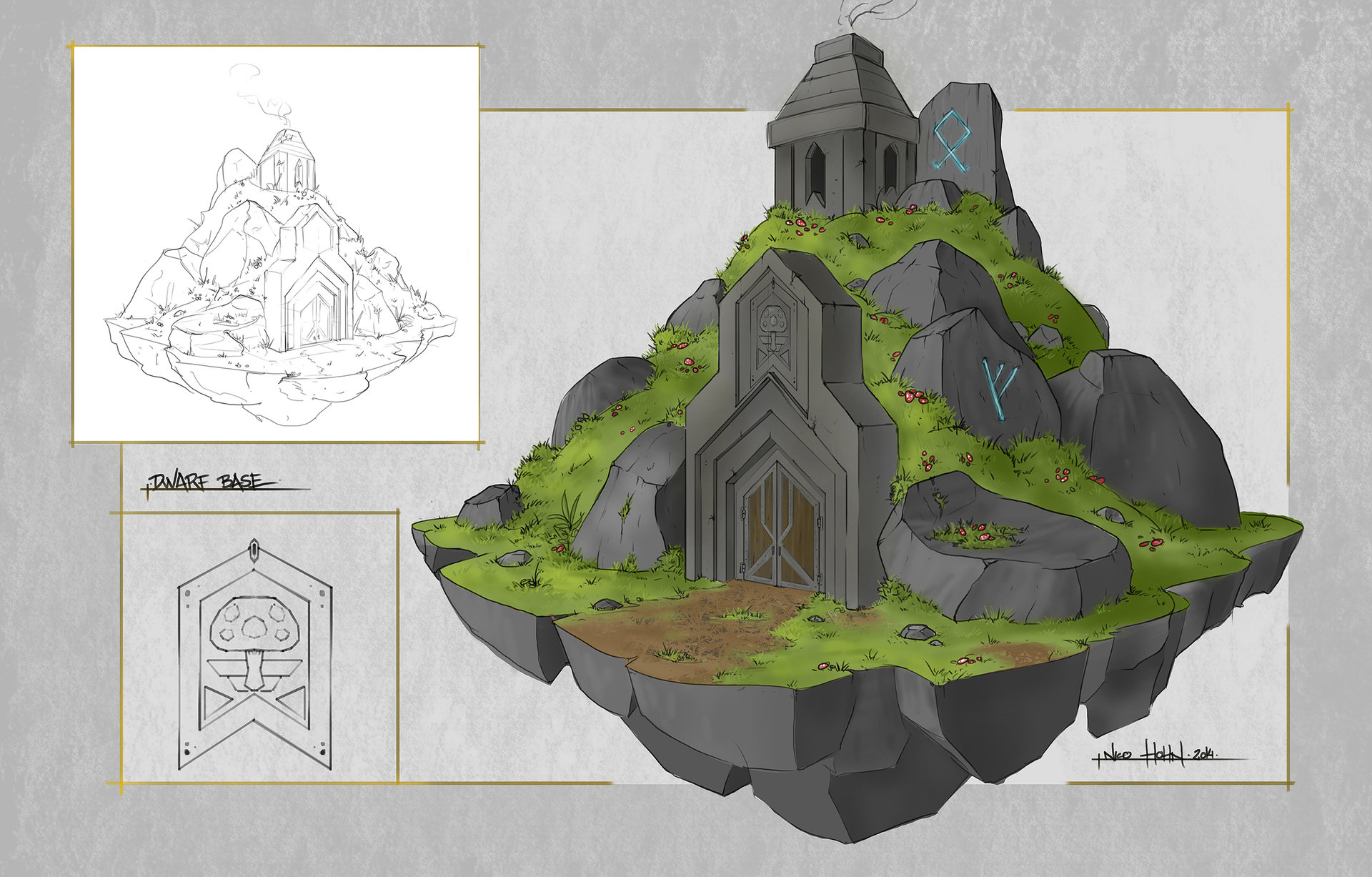 ArtStation - Dwarf Gate, Nico Hohn