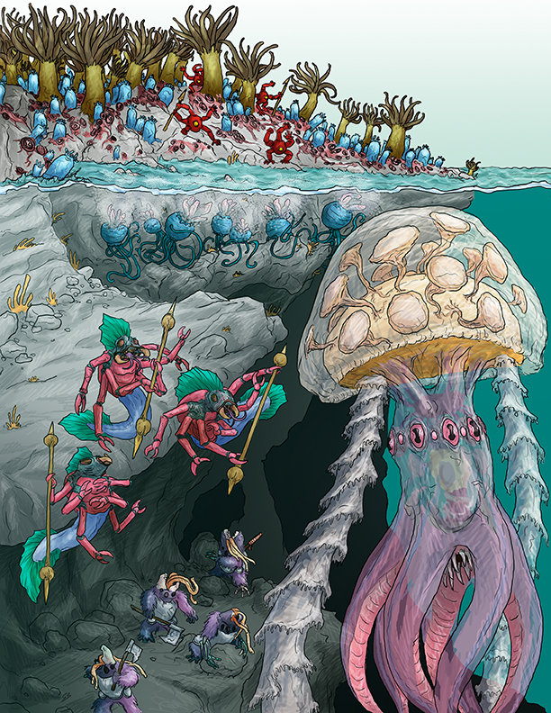 ArtStation - Under an alien sea