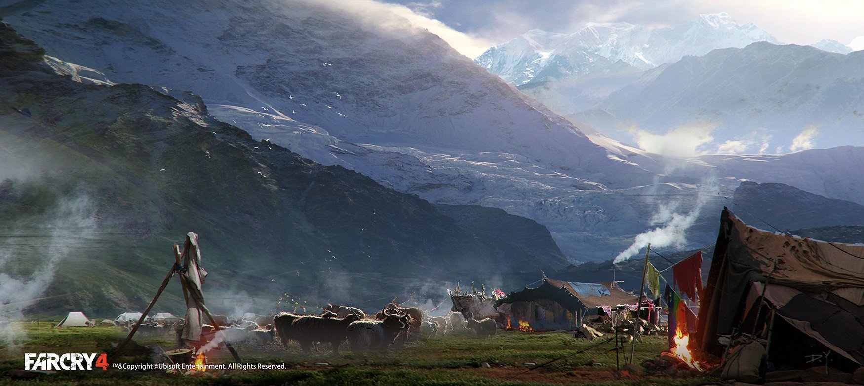 ArtStation - FarCry4 Concept Art - Early landscape exploration