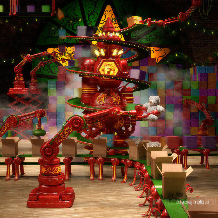 ArtStation - Xmas factory