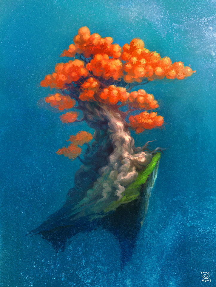 ArtStation - tree illu
