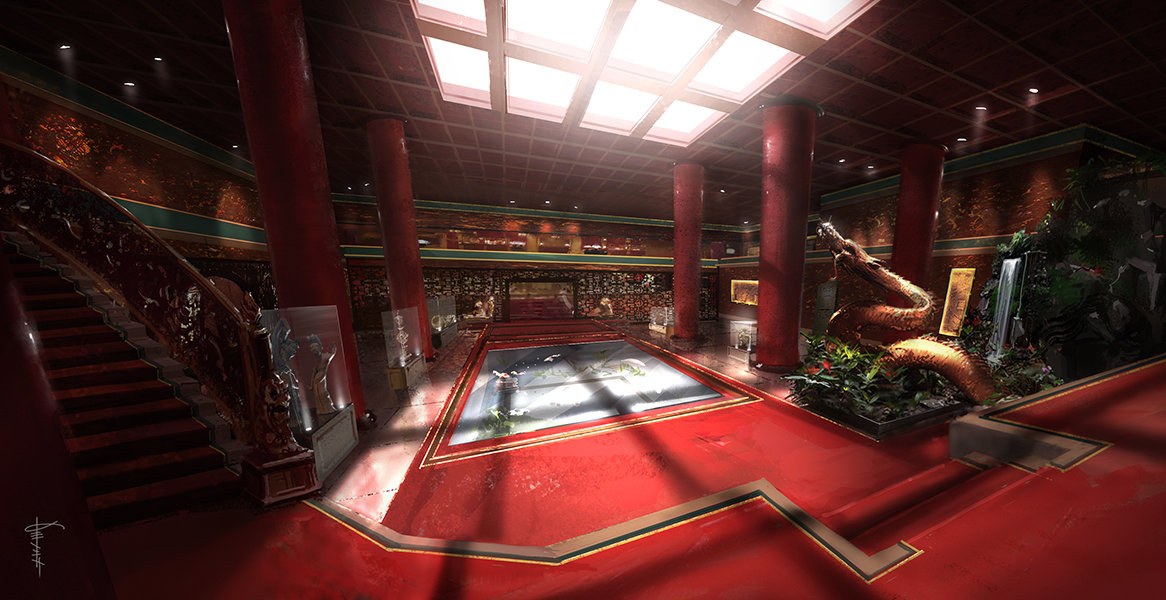 ArtStation - Shanghai Building Interior