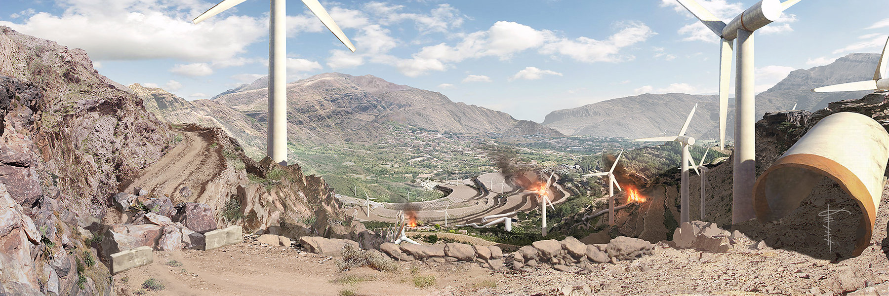 ArtStation - Black Ops II: Yemen Panorama