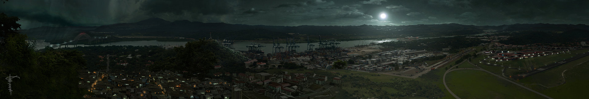 ArtStation - Black Ops II: Panama Panorama