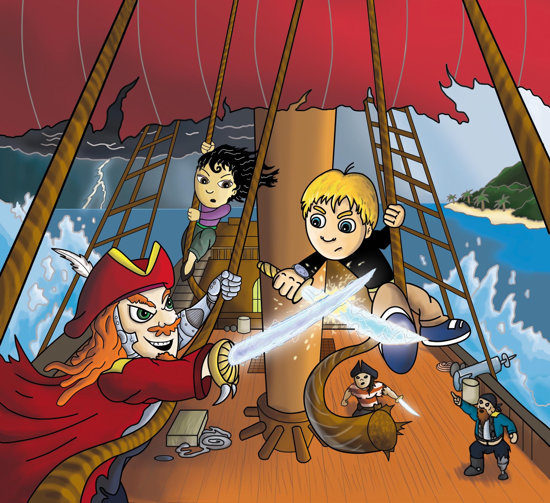 ArtStation - Chase Danger Book #2 Cover Art