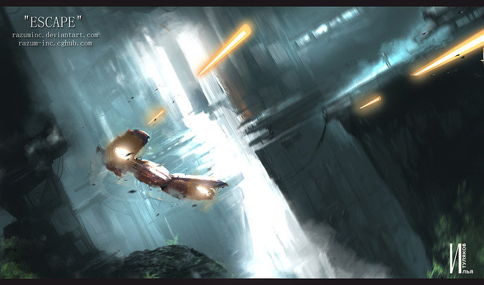 ArtStation - Concept art "Escape"