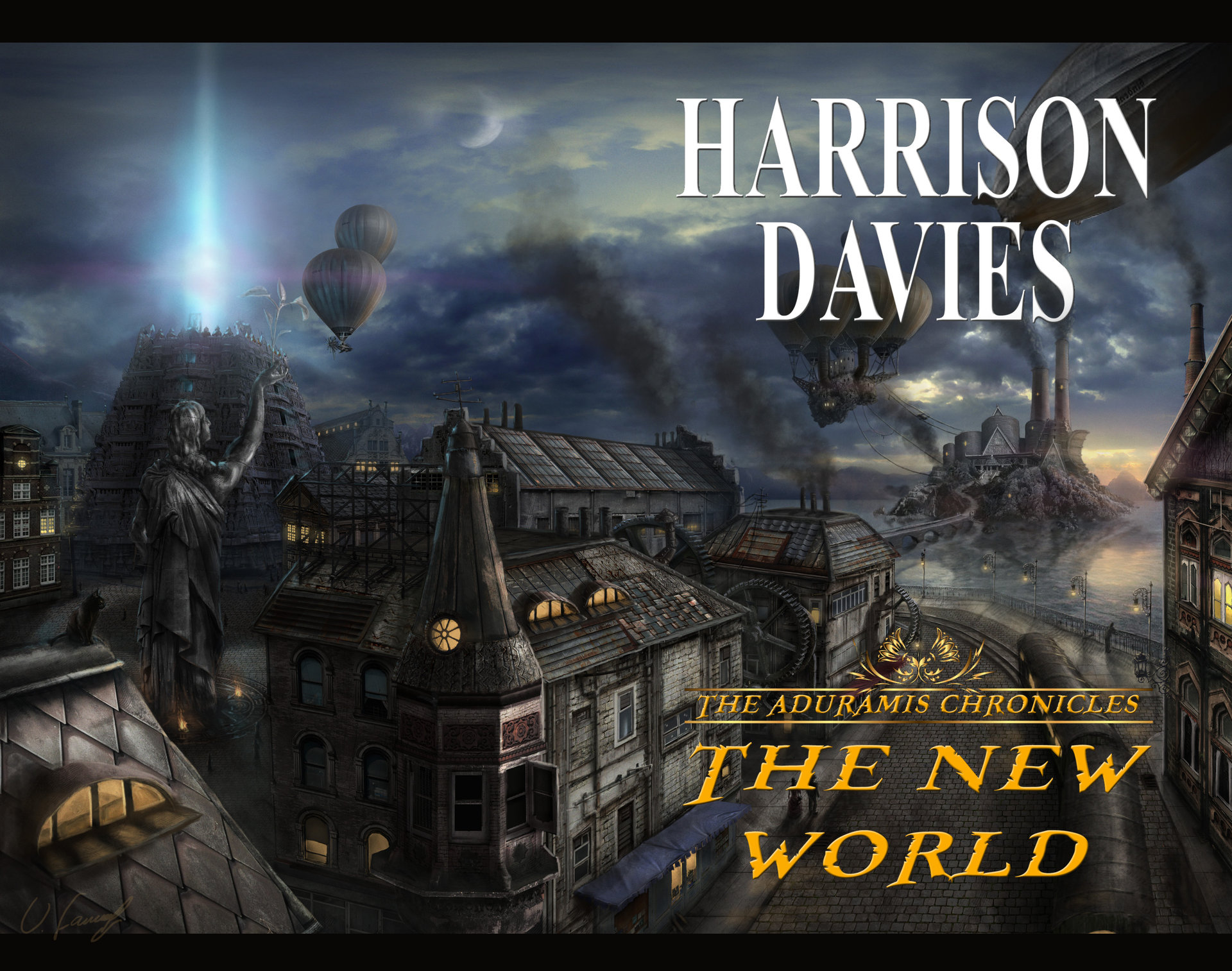 ArtStation - The new world Book cover