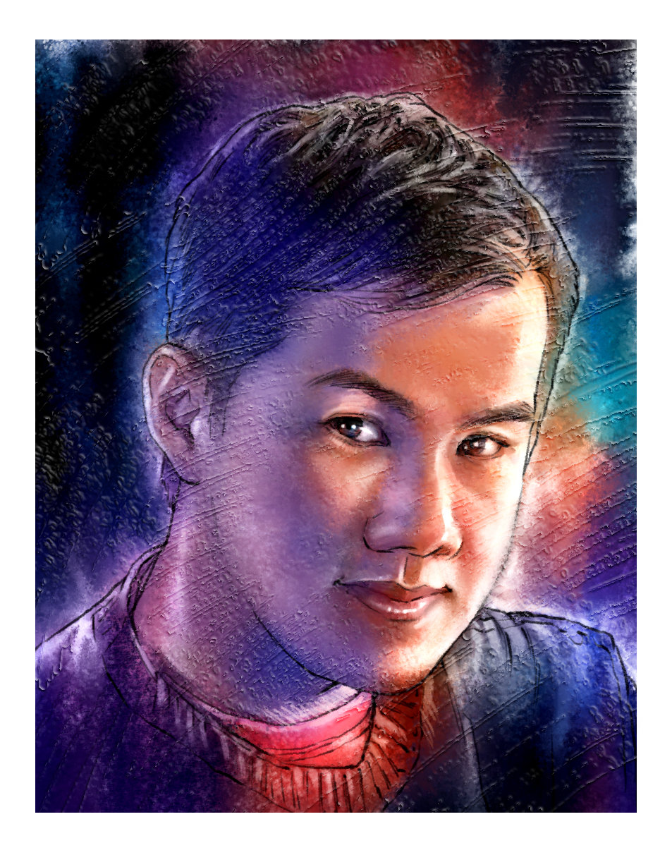 Kwan Boon Choon - Portrait painting