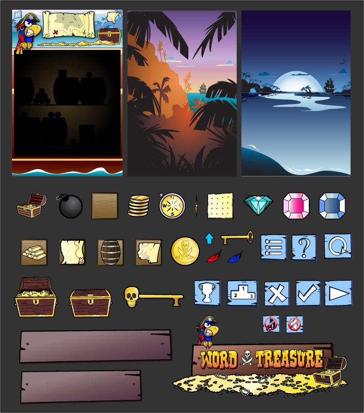 ArtStation - Treasure Quest game concept design, and art direction