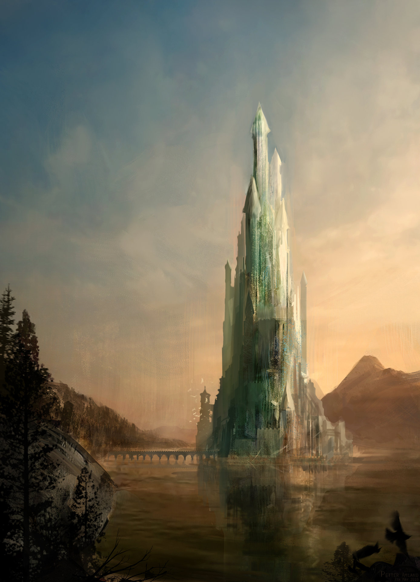 ArtStation - Lake Castle