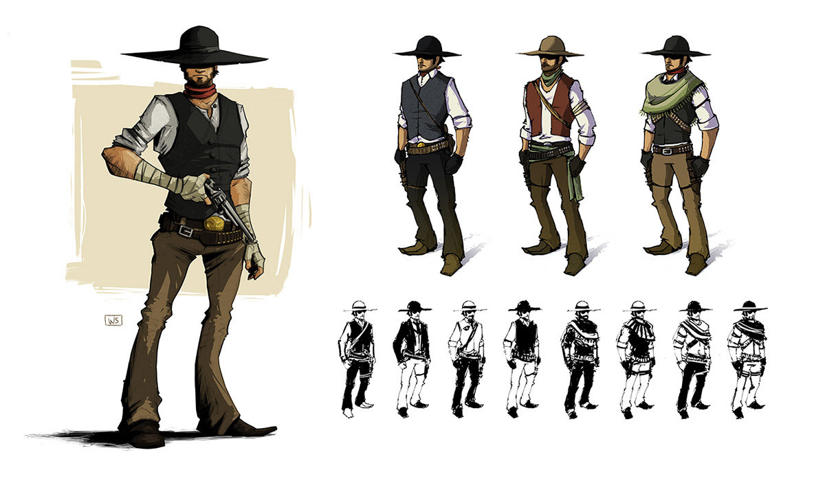 ArtStation - Cowboy Concept