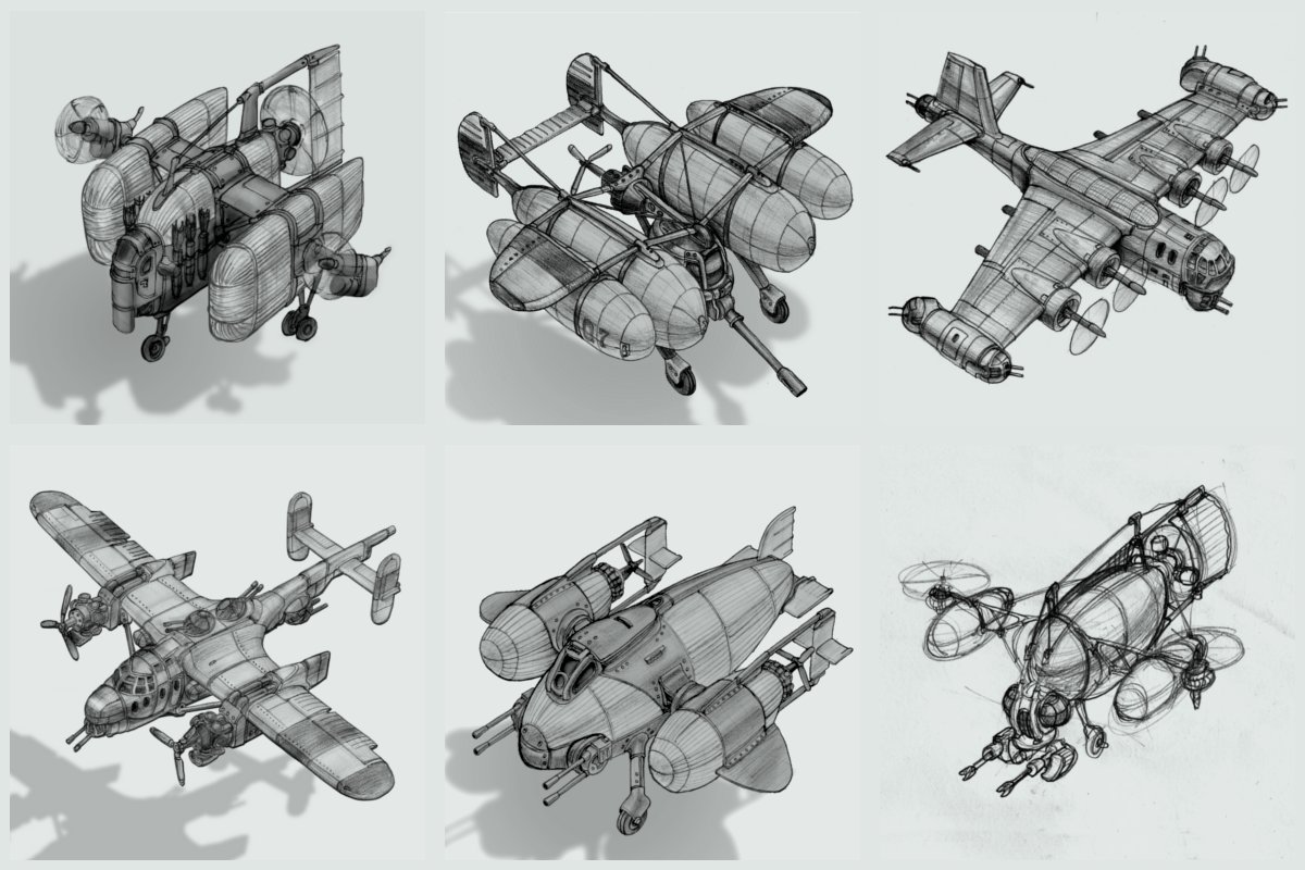 ArtStation - Aircraft Sketchbook