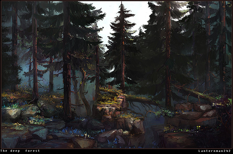 ArtStation - Deep forest