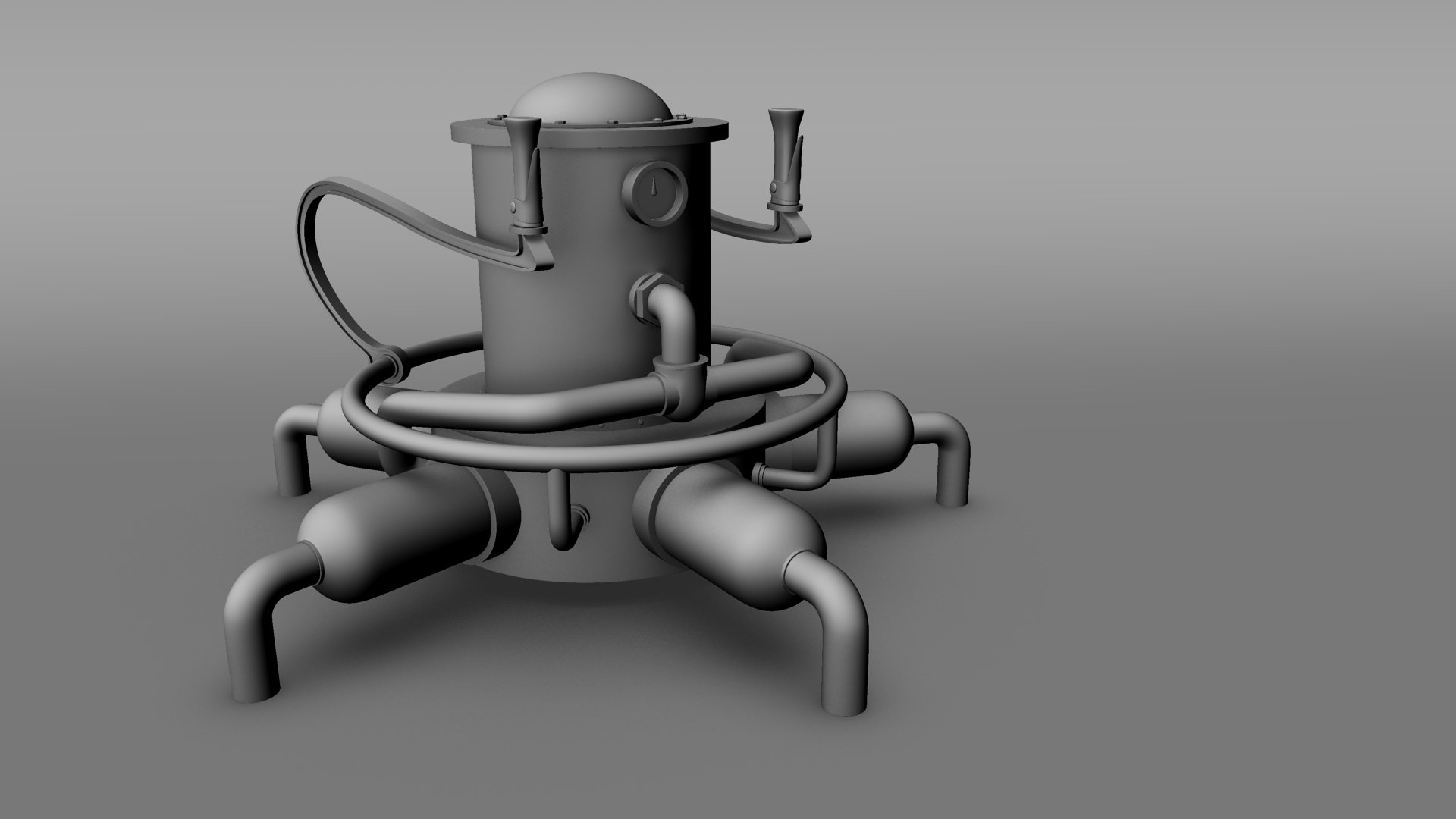 ArtStation - WIP_Machine_Front