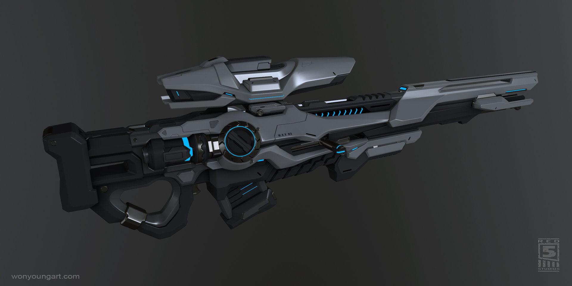 ArtStation - Weapon - Highpoly, Ryan Won-Young Choi