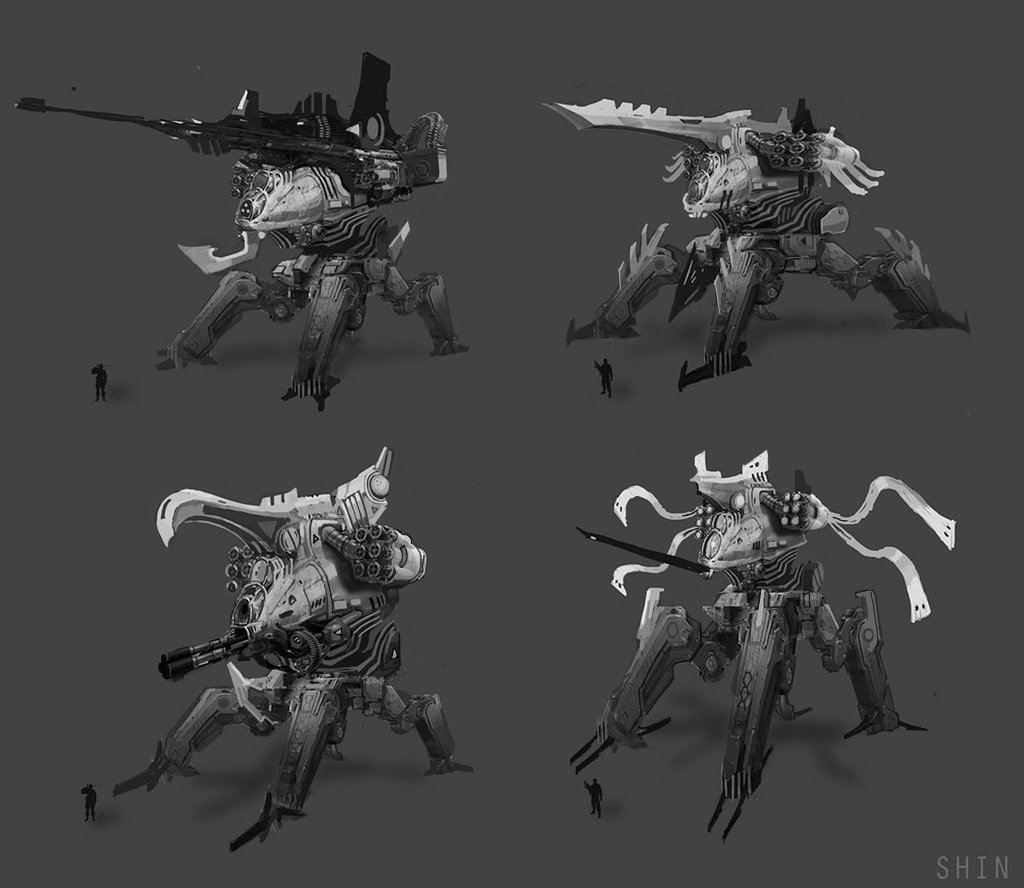 ArtStation - Mech Thumbnails