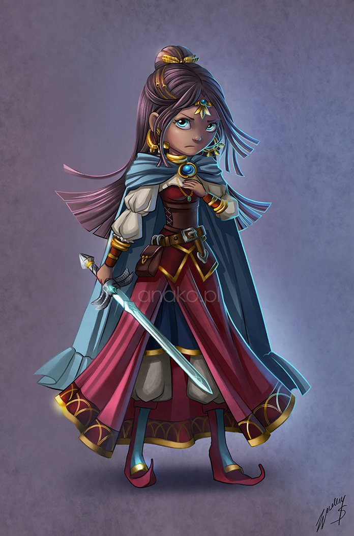 ArtStation - princess Nysa concept, Daria "Anako" Widermanska