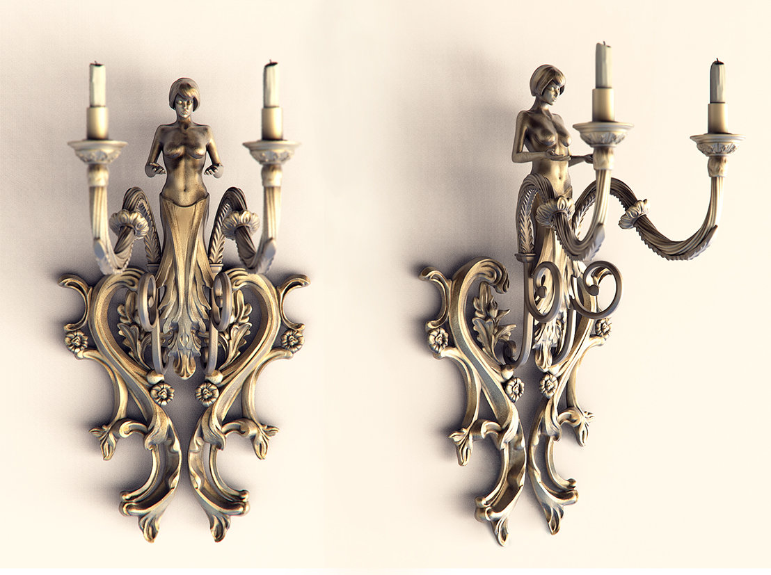 ArtStation - Wall Sconce