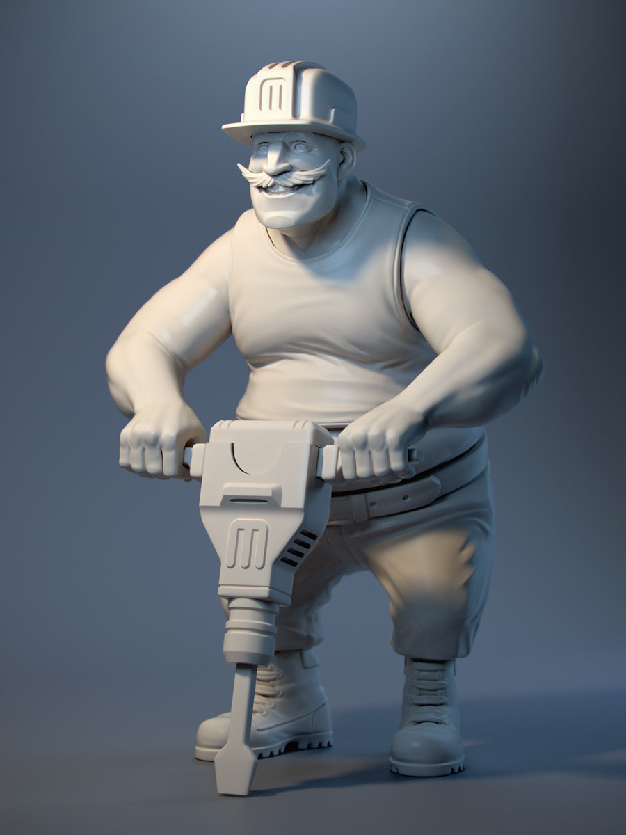 ArtStation - Big Bridge Worker