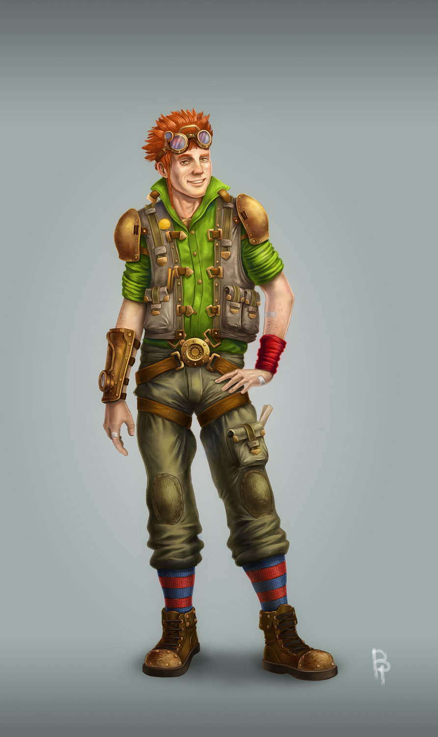 ArtStation - Steampunk character