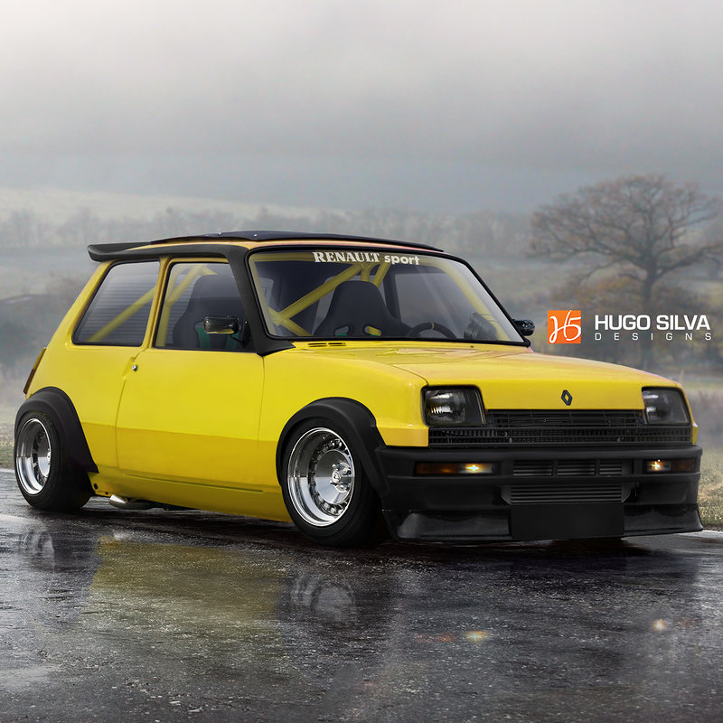 ArtStation - renault 5 mk1, Hugo Silva