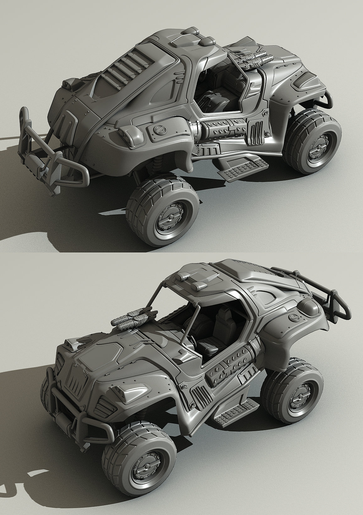 ArtStation - sci-fi buggy