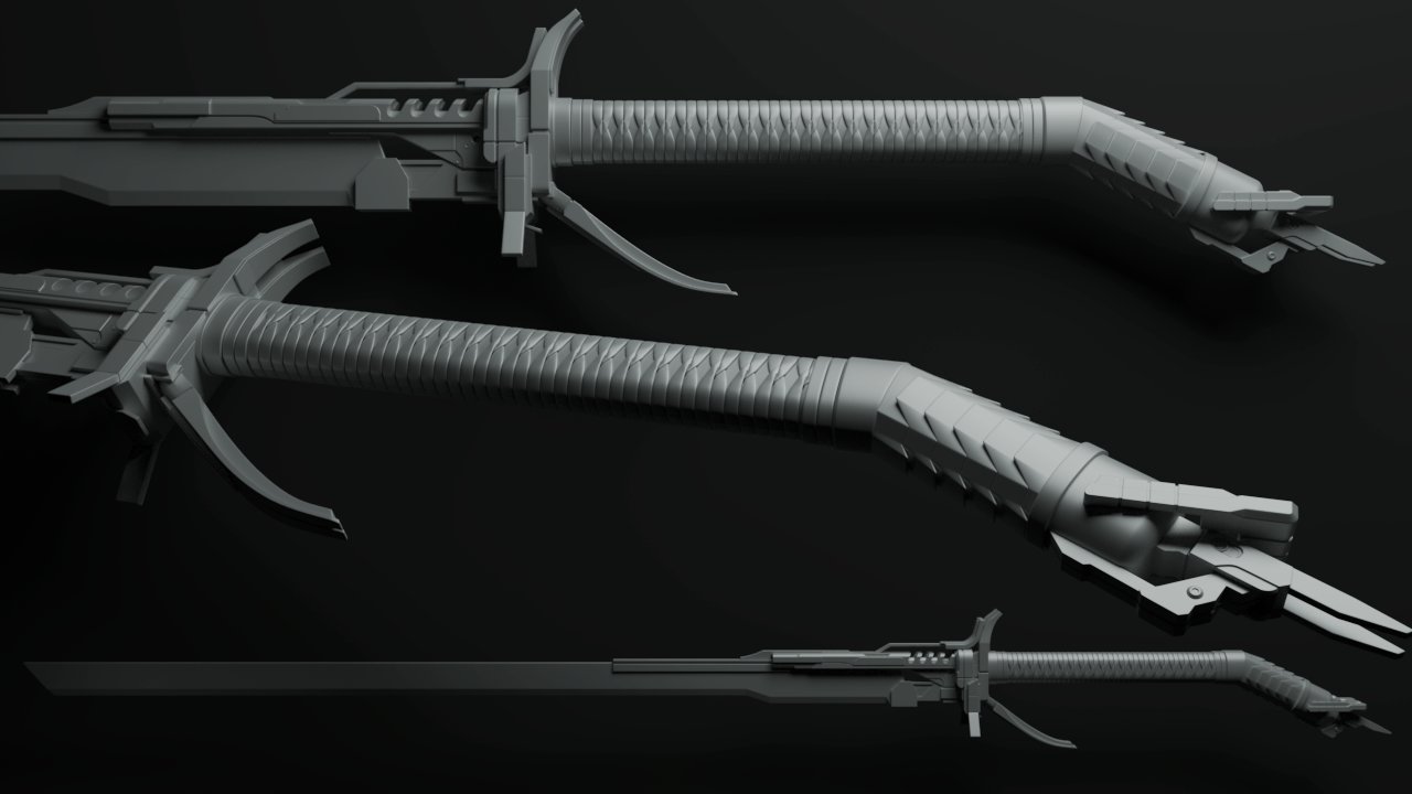 ArtStation - Sci-fi Sword