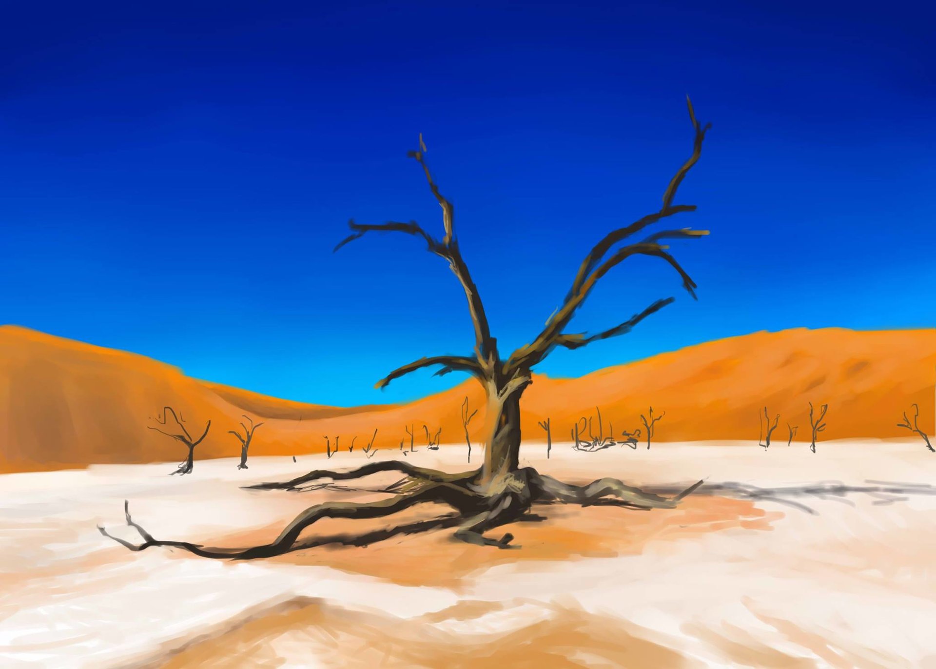 ArtStation - Desert tree