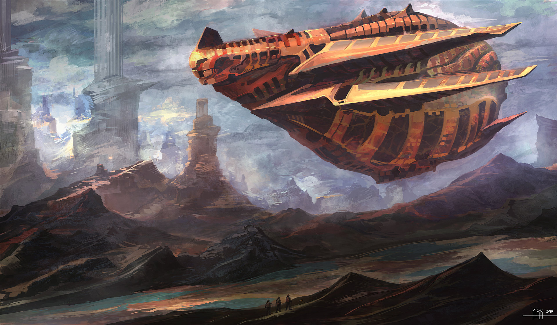 ArtStation - Alien ship