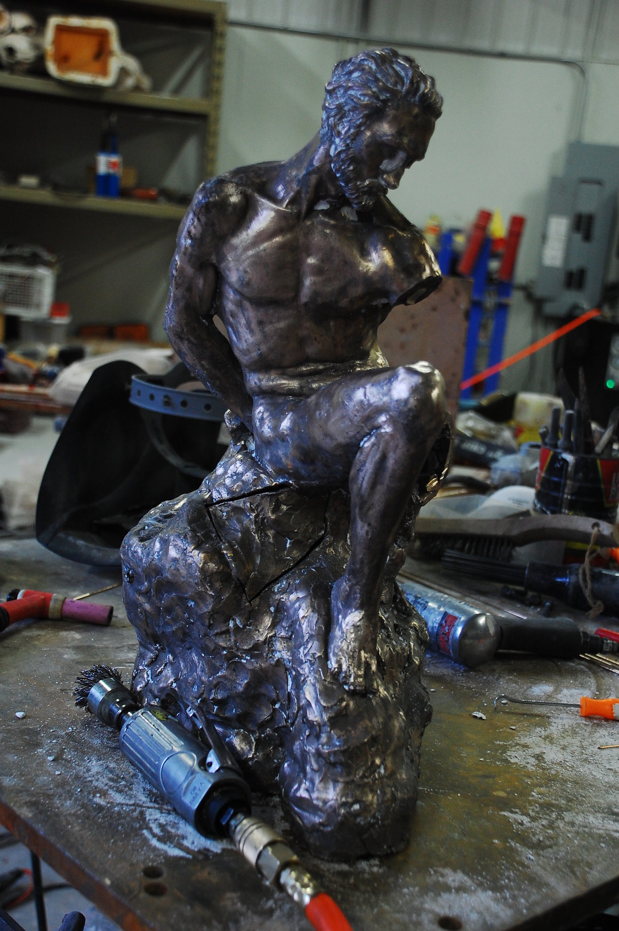 Daniel Peteuil - Sitting Man