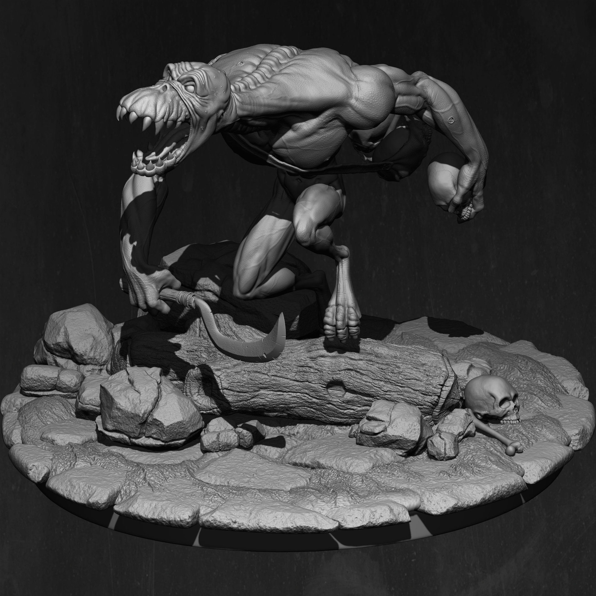 Fabio Leal - Fan Art - Ghoul - From Myth: The Fallen Lords