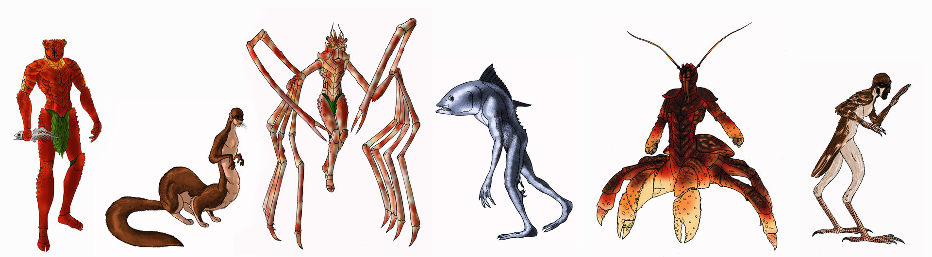 ArtStation - Creatures from a whale.