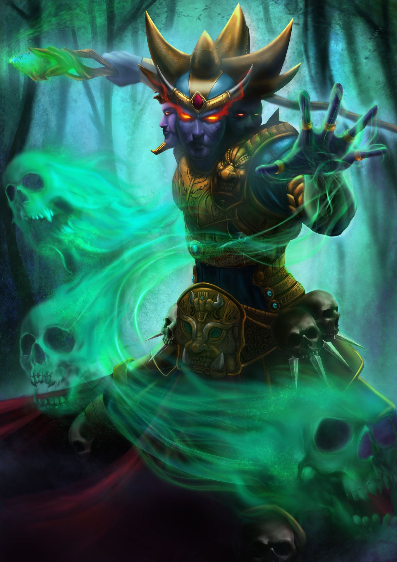 ArtStation - The Cursed Warlocks