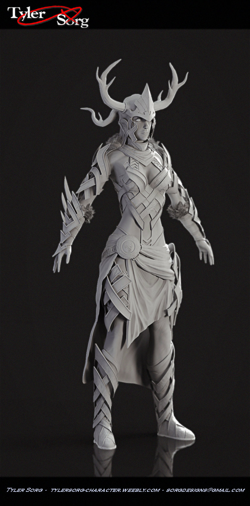 Tyler Sorg - Low Poly Norn Female Guild Wars Art Test