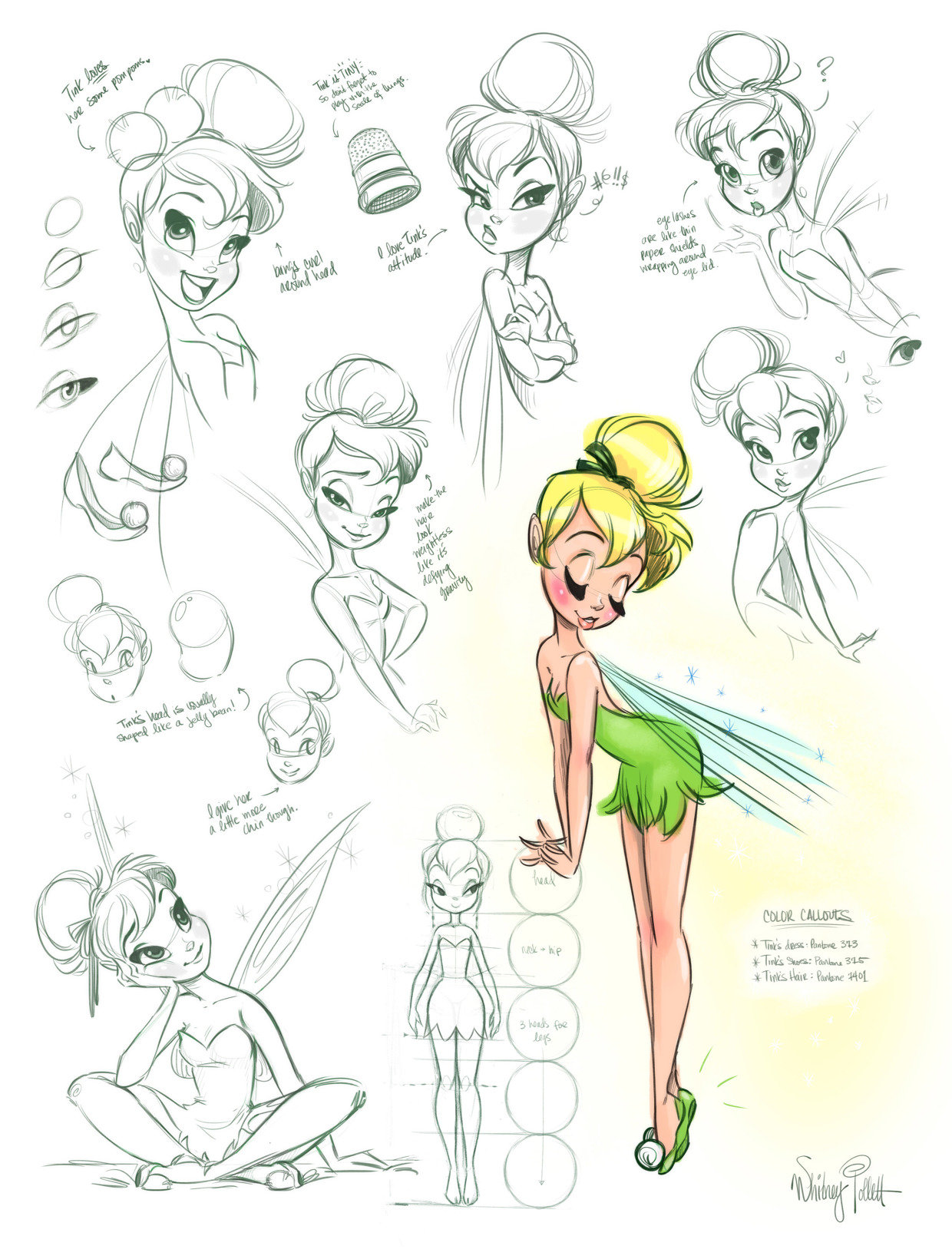 ArtStation - Tink Model Sheet