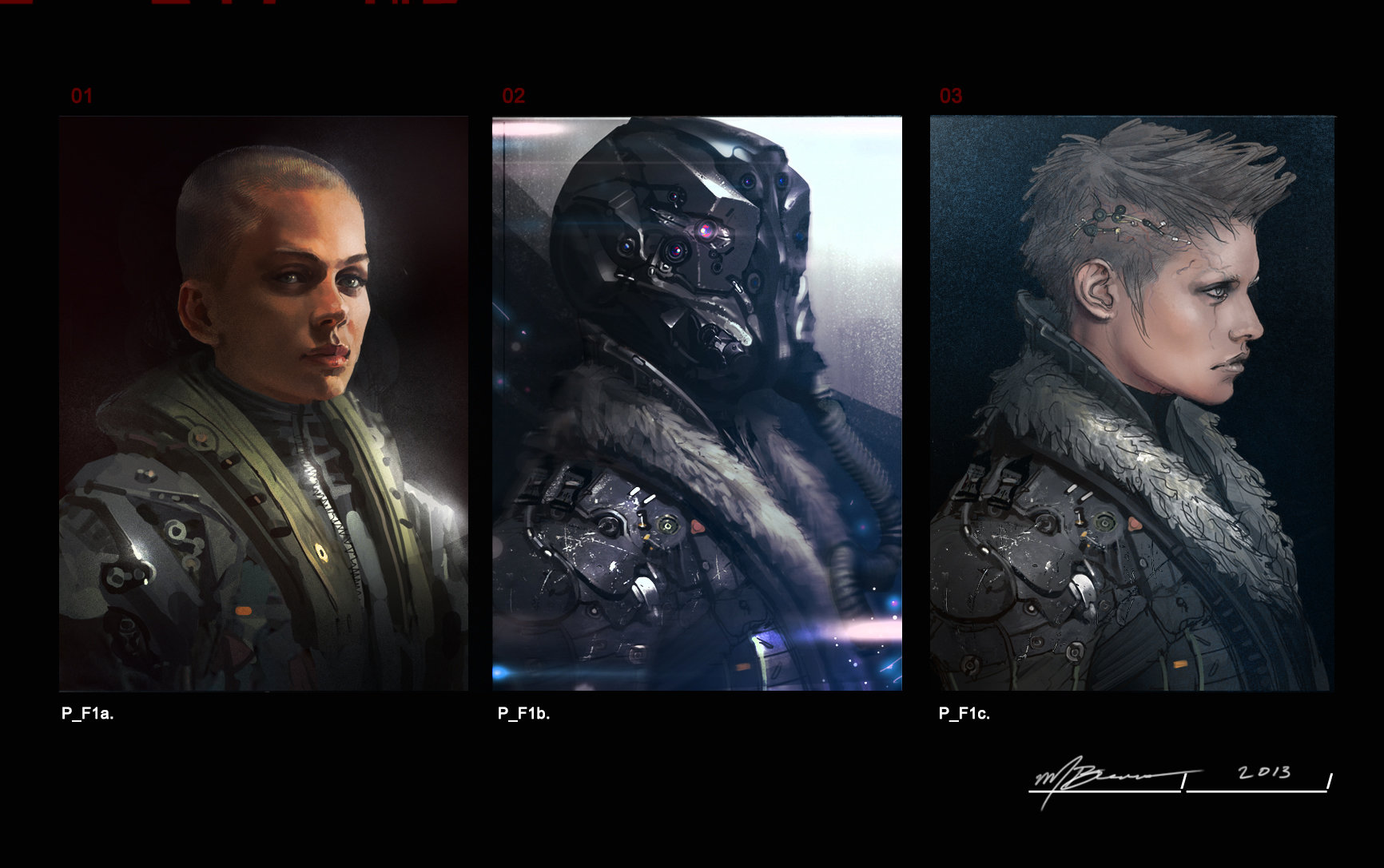 ArtStation - Sci Fi Pilot portrait