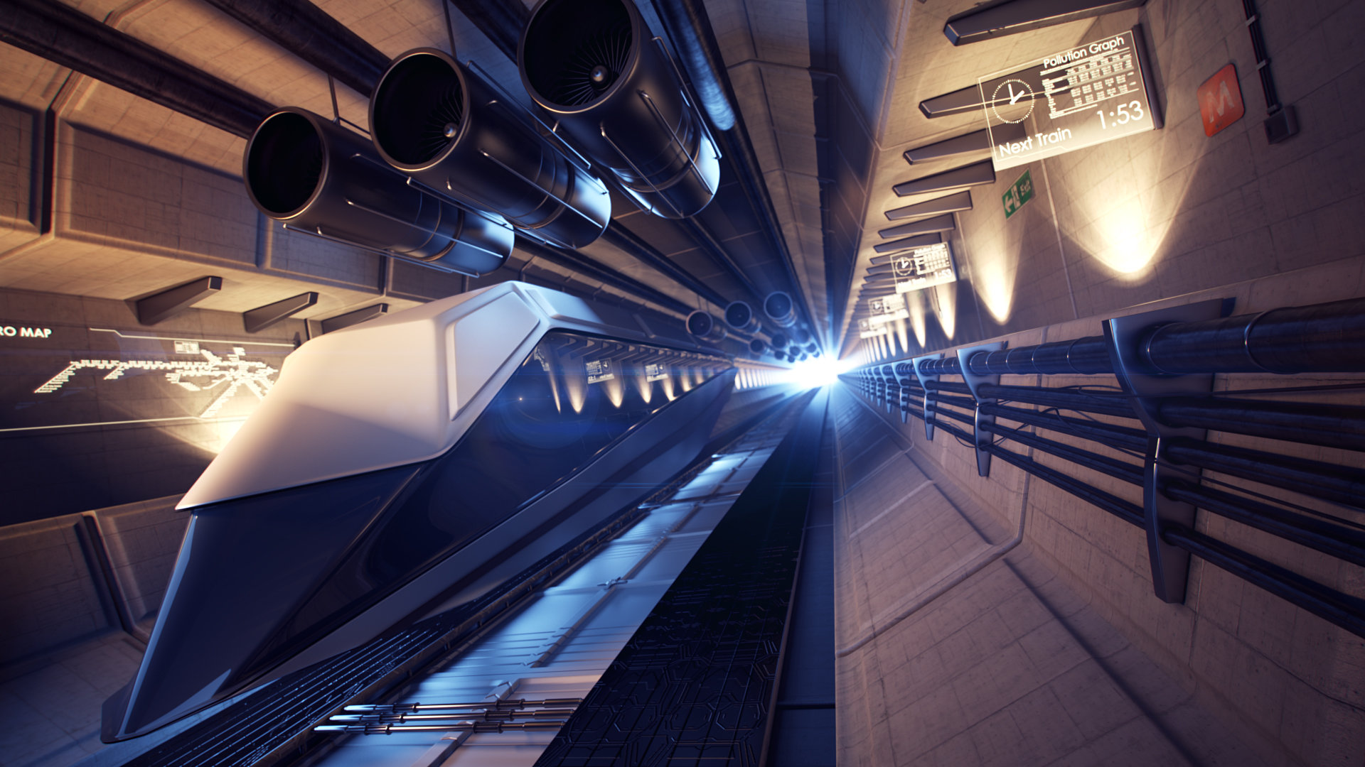 ArtStation - Sci-fi train