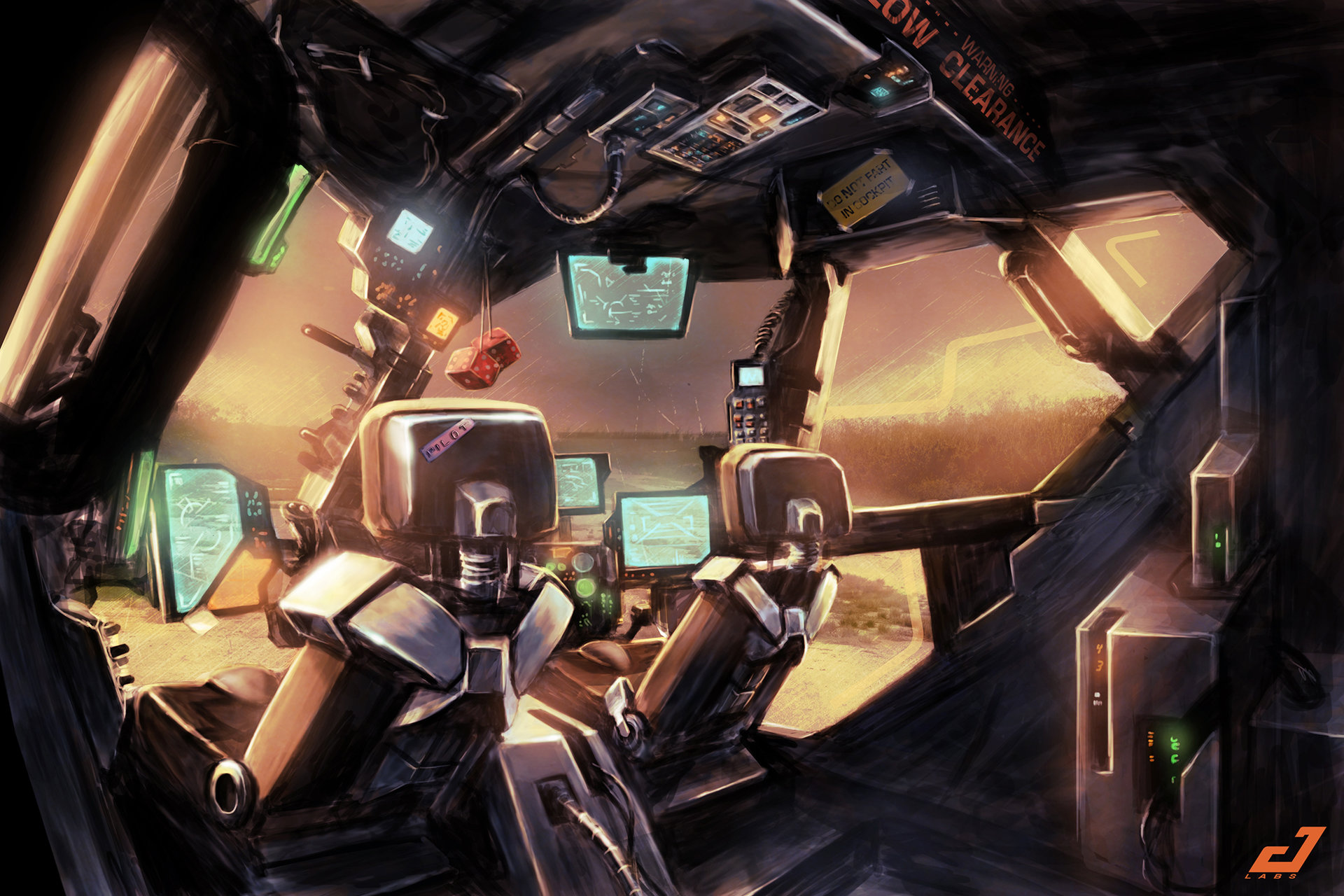 ArtStation - Cockpit Interior
