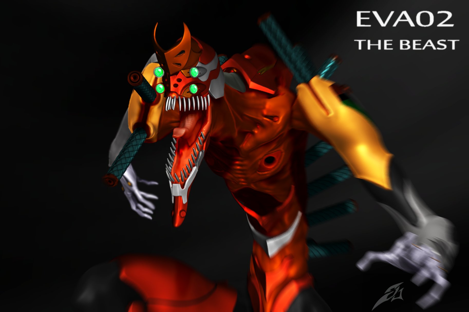 ArtStation - EVA02 THE BEAST